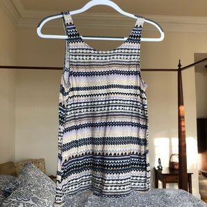 Lucky Brand | Tops | Lucky Brand Patterned Tank Top | Poshmark